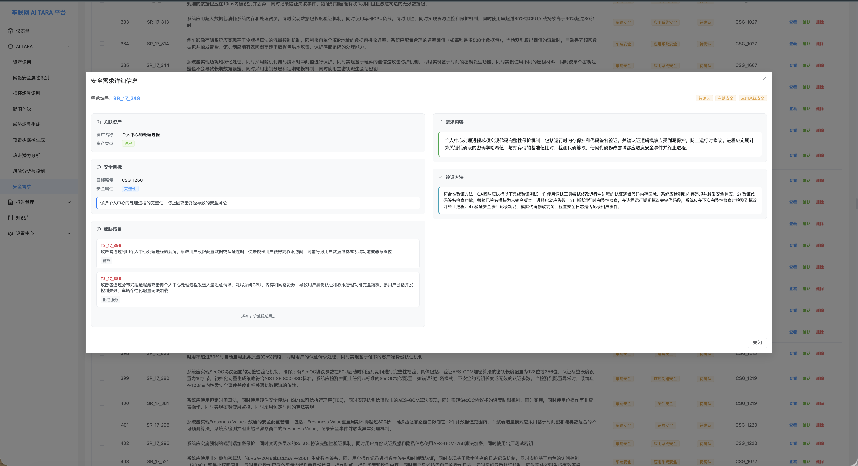 AI TARA分析平台 - 上海荛维信息技术有限公司